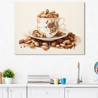 Designart "Minimalism Nuts Cup " Nuts Wall Art - Bed Bath & Beyond ...