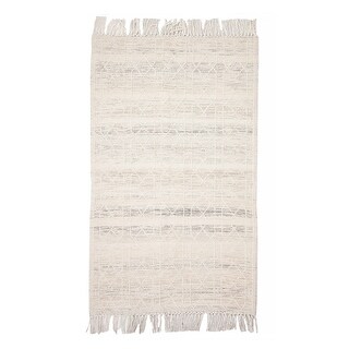 ECARPETGALLERY Sienna Cream Wool Rug - 5'1 x 8'2 - Bed Bath & Beyond ...