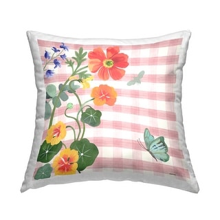 Stupell Florals & Pink Gingham Design by Jennifer Brinley rep. Levison ...