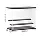 Clear Acrylic Display Case with LED Light 2 Tier Box 12.6x7.09x10.43 ...