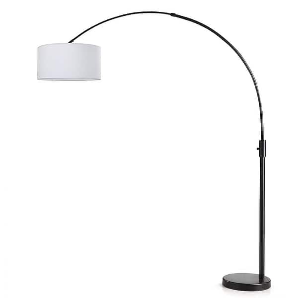 Orbita 82-In Retractable Arch Dimmable Floor Lamp include with15W LED ...