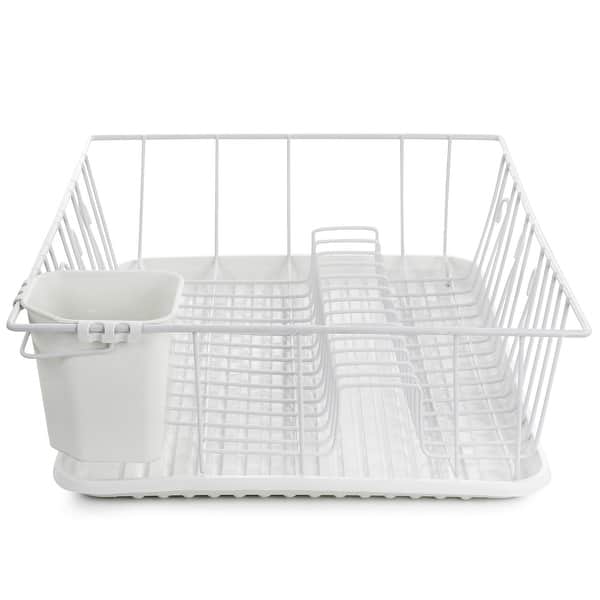 White Dish Rack - On Sale - Bed Bath & Beyond - 37428909