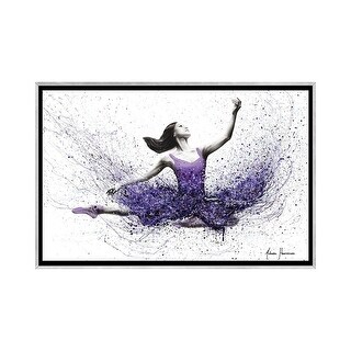 iCanvas "Violet Verve Dance" by Ashvin Harrison Framed - Bed Bath ...
