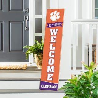 47" Porch Leaner Welcome Wall Sign, Clemson University - Bed Bath ...