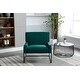 Premium High Density Soft Accent Chair Modern Industrial Slant Armchair ...
