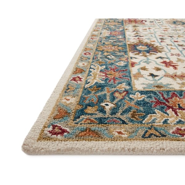 Alexander Home Madeline 100% Wool Hand-Hooked Heritage Area Rug - On ...
