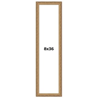 8x36 Frame Red Solid Wood Picture Frame Width 1.75 Inches | Interior ...