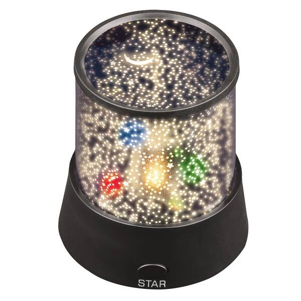 Star Light Projector with Different Light Settings - Black - 4.63 x 4. ...