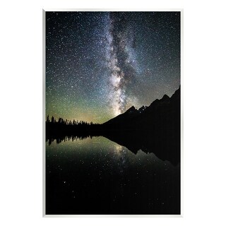 Stupell Starry Sky Lake Reflection Wall Plaque Art Daniel Sproul - Bed ...