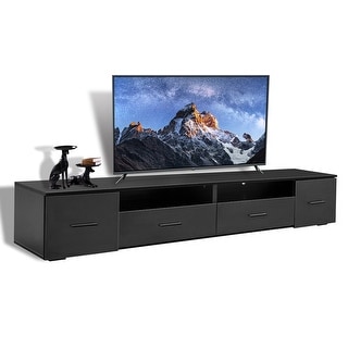 Modern Media Entertainment Center TV Stand for Up to 90" TV, High ...