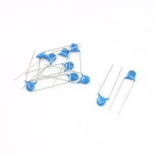10 Pieces AC 250V 1000pF DIP Ceramic Disc Capacitors Blue - Bed Bath ...
