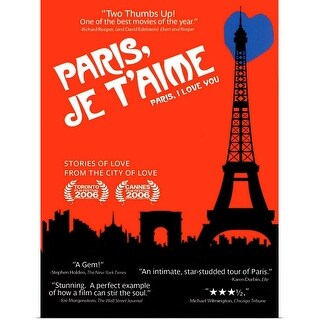 "Paris Je Taime (2007)" Poster Print - Bed Bath & Beyond - 24129189