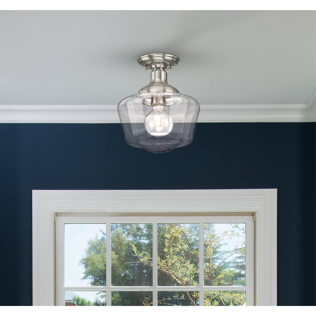 Nickel Semi-Flush Mount Ceiling Lights - Bed Bath & Beyond