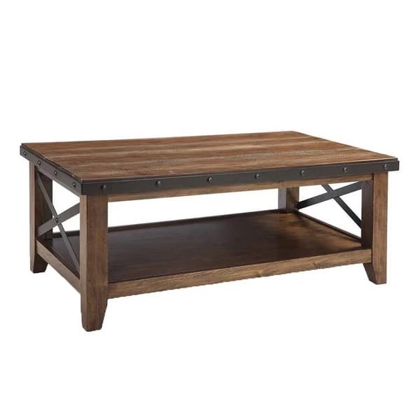 Taos Canyon Brown Rustic Coffee Table - Bed Bath & Beyond - 20720458