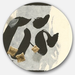 Designart 'Glam Collage I' Glam Metal Circle Wall Art - Bed Bath ...