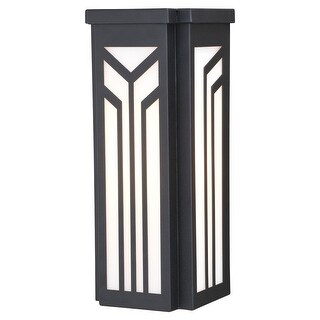 Vaxcel Lighting Evry Single Light 12" Tall Outdoor Wall Sconce - Bed ...