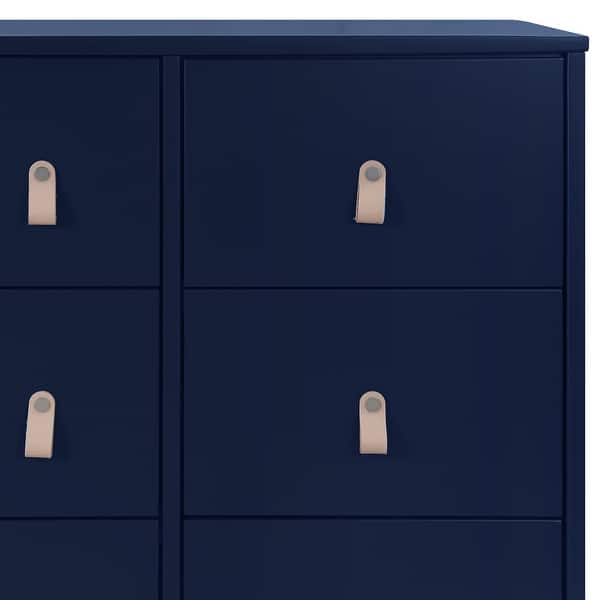 Legacy 6 Drawer Dresser with Leather Pulls and Interlocking Drawers ...