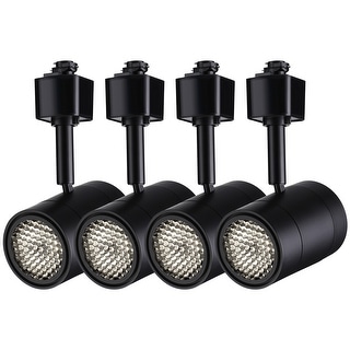 LED Track Light Heads with Anti-Glare Net, 4000K Cool White, Black - 4PACK - Bed Bath & Beyond ...