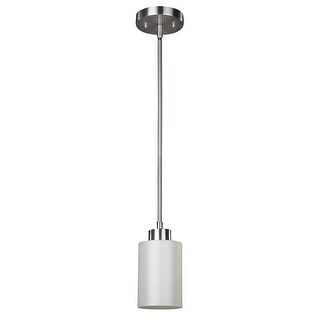 Margo 1 Light Pendant, Pewter Finish - Brushed Pewter - Bed Bath ...