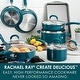 13-Piece Create Delicious Nonstick Cookware Pots and Pans Set, Teal ...