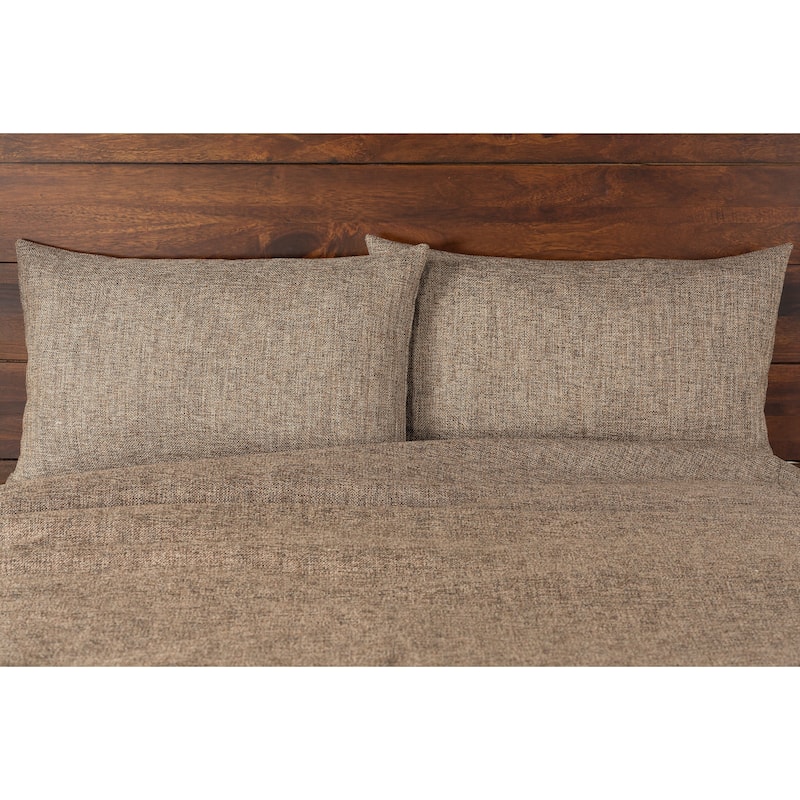 Fusion Peat Earthy Duvet Cover Set - Overstock - 38244303