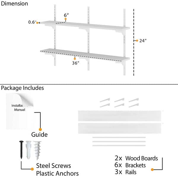 floating shelf brackets adjustable