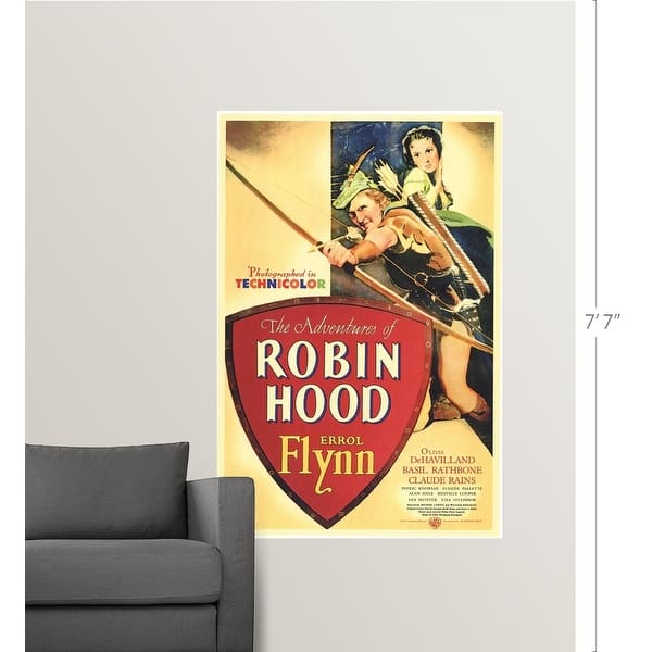 "The Adventures of Robin Hood (1938)" Poster Print - Multi - Bed Bath ...