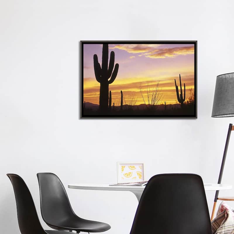 iCanvas "Sunset Saguaro Cactus Saguaro National Park AZ" by Panoramic ...