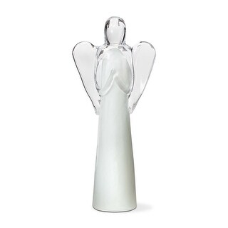 Small Glass Angel Decor - Decorative Sculpture for Holiday & Christmas ...