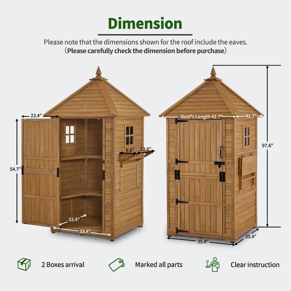 MCombo Large Outdoor Storage Shed with Lockable Door and 6 Shelves and ...