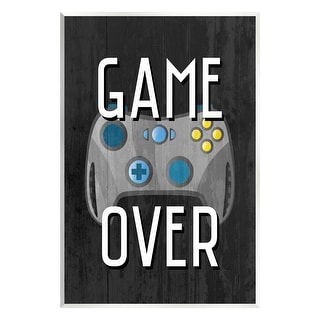 Stupell Game Over Controller Wall Plaque Art, Design by Kim Allen - Bed ...