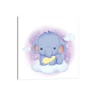 iCanvas "Baby Elephant With Beloved Corn" by Art Mirano Canvas Print ...