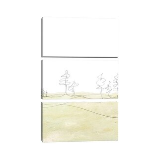 iCanvas "Minimalist Soft Landscape" by Whales Way 3-Piece Canvas Wall ...
