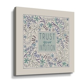 Trust Your Intuition Gallery Wrapped Canvas - Bed Bath & Beyond - 35802379