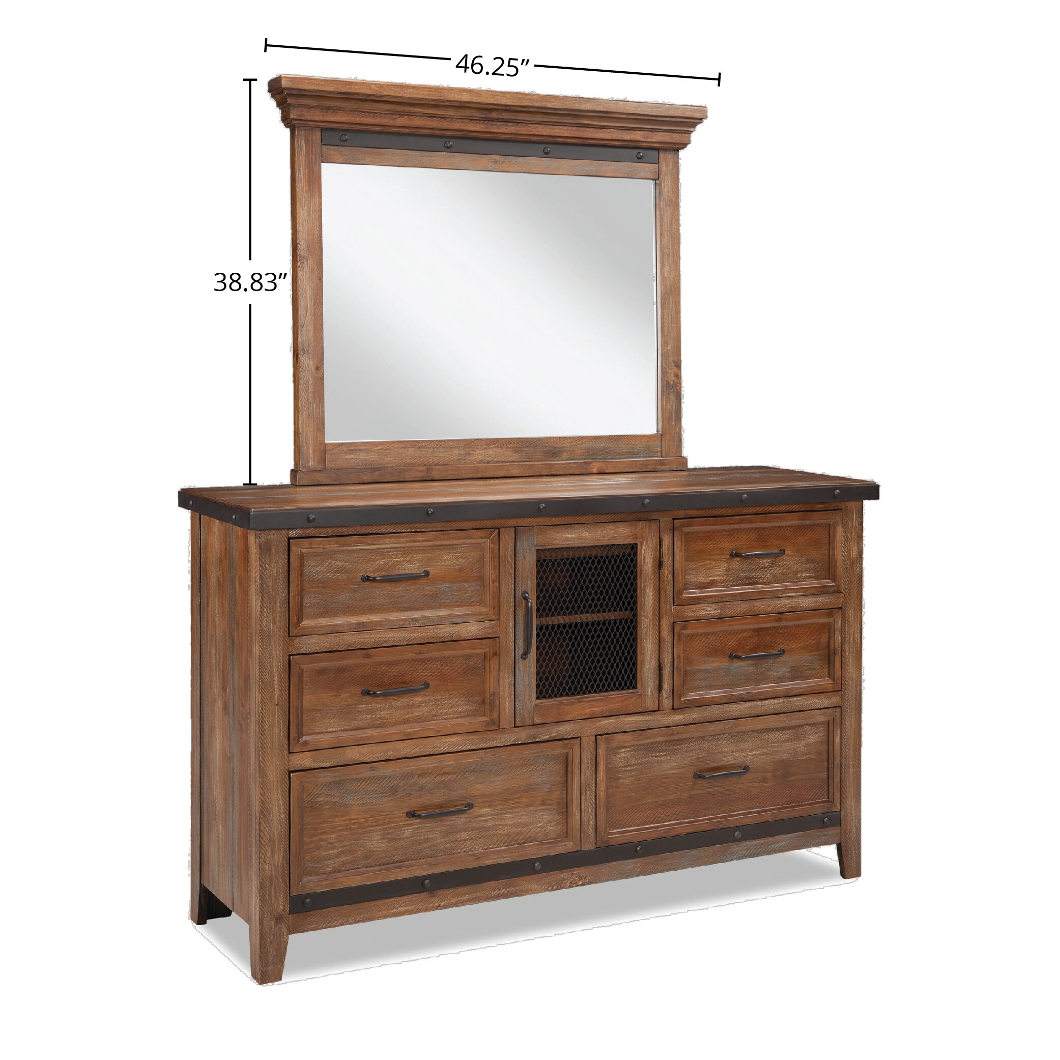 Taos Canyon Brown Landscape Mirror Bed Bath Beyond 20725375