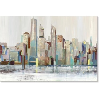 Abstract New York Skyline Painting - Bed Bath & Beyond - 43121228