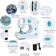 Sewing Machine for Beginners, 12 Built-in Stitches Portable Sew ...