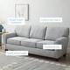 Brookside Abby 88" Upholstered Rolled Arm Sofa - Bed Bath & Beyond ...