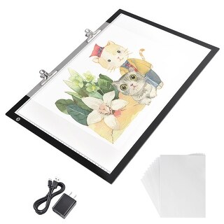 Yescom Portable A2 LED Light Box 25"x16" Copy Pad Tracing Drawing Board ...