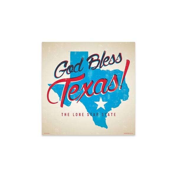 God Bless Texas Poster Print On Acrylic Glass by Jim Zahniser - Bed ...