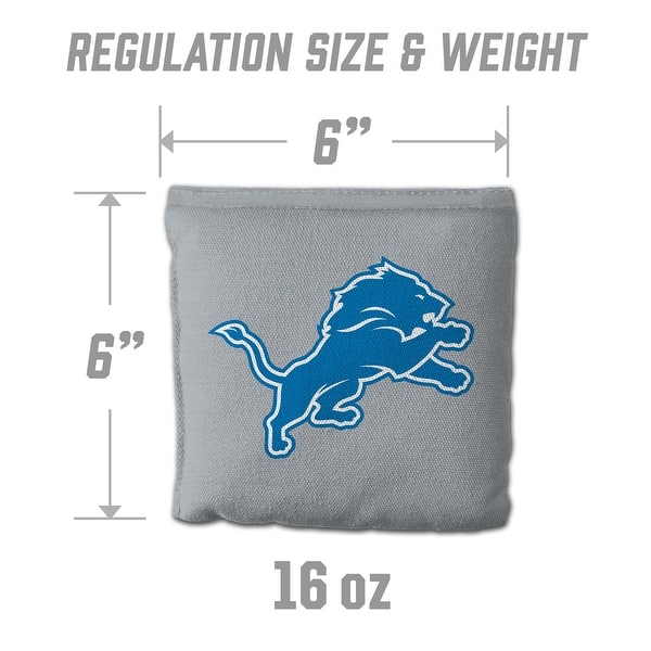 Detroit Lions NFL Dual Sided Pro Stop & Slide Cornhole Bags - Bed Bath ...