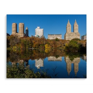 FALL REFLECTIONS, CENTRAL PARK Canvas Art By David Phillips - Bed Bath ...