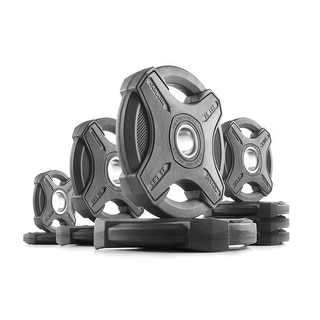 XMark SIGNATURE Series Olympic Plate Weights (95 lb. Set) - Bed Bath ...