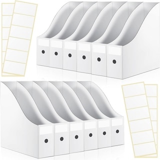 12 Pieces Cardboard Magazine File Holder - Bed Bath & Beyond - 39426985