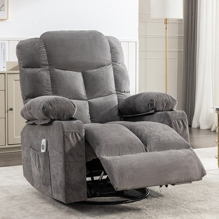 Lazy Boy Manual Reclining Chair w/Heat and Massage & Cup Holders - Bed ...