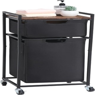 Laundry Sorter 2 Section with Removable Bags - 15"L x 13"W x 35"H - Bed ...