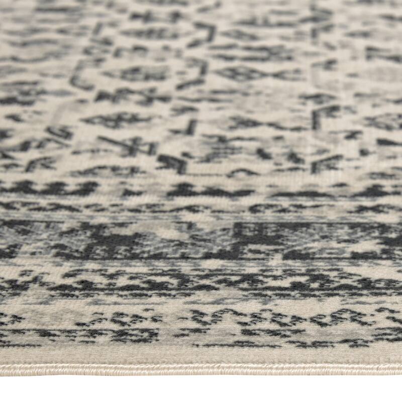 Classic Chateau Ebony Cream (7'10" x 10') - Overstock - 20607234