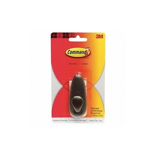 Command Hook, Bronze, Metal, 1 1/4 in D FC12 - 1 Each - Bed Bath ...