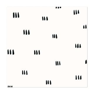 MOD Triple Chunky LinesLight Charcoal Illustrations Art Print/Poster ...