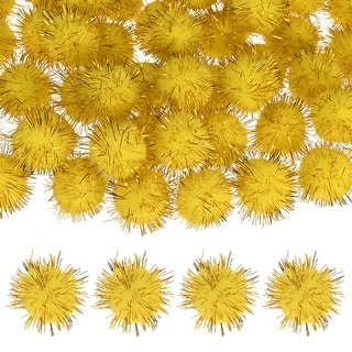 Glitter Pom Pom Balls, Mini Tinsel Sparkle Balls for Arts/DIY Craft ...